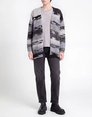 CARLA G. Multicolor Wool Blend Cardigan