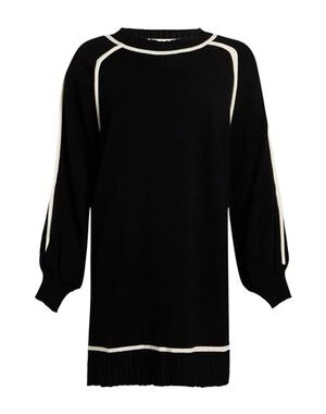 CARLA G. Sweater Size Viscose, Polyester, Polyamide - Black