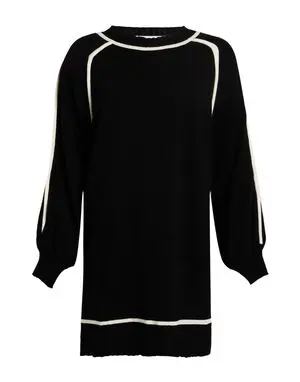 CARLA G. Two-tone Crewneck Sweater