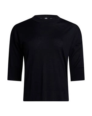 Alpha Studio Merino Wool 3/4 Sleeve Sweater