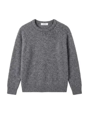 Alpha Studio Virgin Wool And Polyamide Sweater - Grey