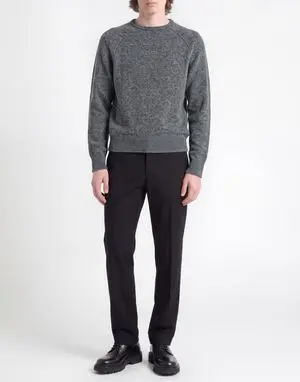 Alpha Studio Virgin Wool And Polyamide Sweater - Grey