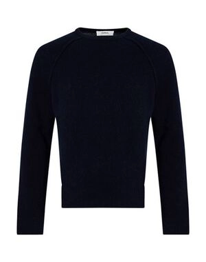 Alpha Studio Virgin Wool & Polyamide Sweater - Midnight Blue