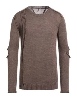 Masnada Merino Wool And Linen Mélange Crewneck Sweater