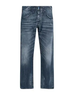 TAKESHY KUROSAWA Tapered Fit Distressed Denim Jeans
