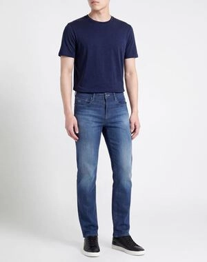 Armani Exchange Tapered Jeans In Dark Wash