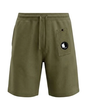 C.P. COMPANY Military Cotton Shorts - Green