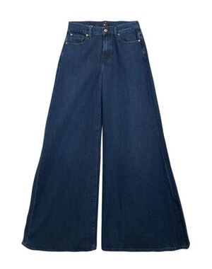 7 For All Mankind Cotton Wide-leg Jeans - Blue