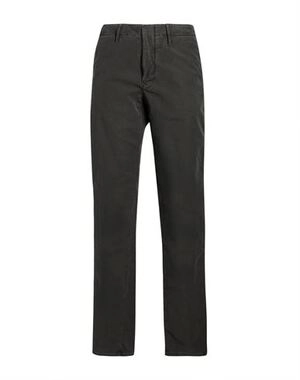 Incotex INCOTEX Beige Cotton Elastane Twill Pants Charcoal