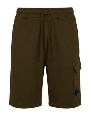 C.P. COMPANY Cotton Bermuda Shorts - Khaki