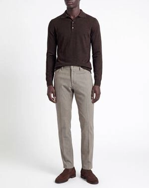 JACOB COHЁN Pants Taupe Size Virgin Wool