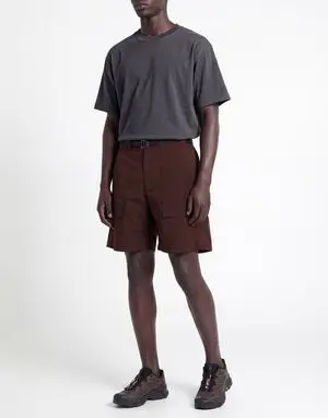 SPIEWAK Chocolate Nylon Ripstop Bermuda Shorts - Brown