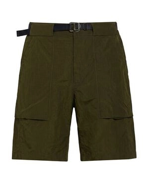 SPIEWAK Chocolate Nylon Ripstop Bermuda Shorts - Green
