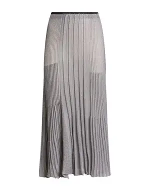 ROBERTO COLLINA Midi Skirt In Viscose And Metallic Polyester