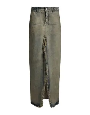 Rick Owens Denim Pencil Skirt