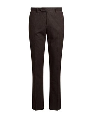PT TORINO Pants Size Cotton, Elastane - Dark Brown