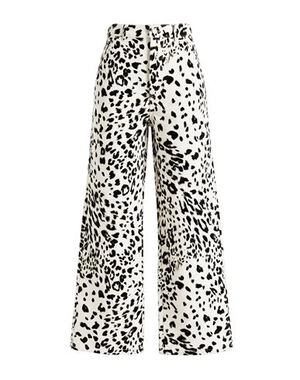 DES_PHEMMES Jeans Size Cotton, Elastane - White
