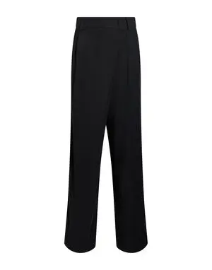 CARLA G. Pants Light Brown Size Acetate, Viscose, Elastane - Black