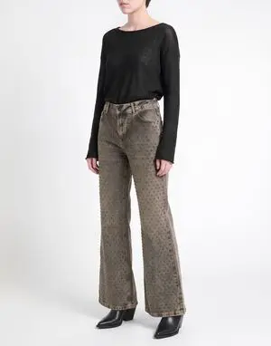 8PM Embellished Wide-leg Jeans