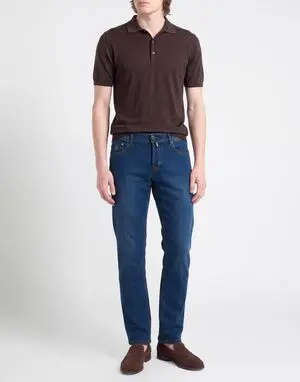 LUIGI BORRELLI NAPOLI Cotton And Linen Blend Jeans