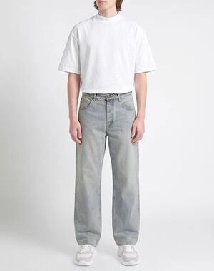 Armani Exchange Light Wash Baggy Jeans With Embroidered Logo