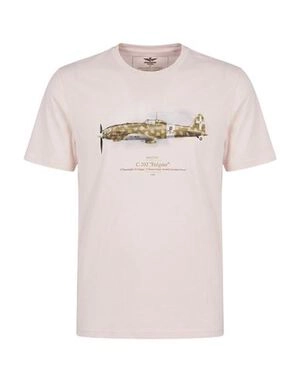 AERONAUTICA MILITARE T-shirt Cream Size Cotton - White
