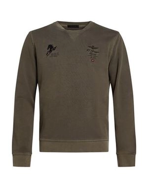 AERONAUTICA MILITARE Sweatshirt Military Size Cotton - Green