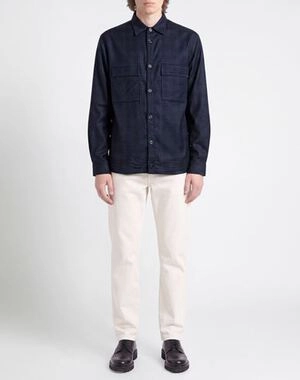 Paul & Shark Shirt Midnight Size Virgin Wool