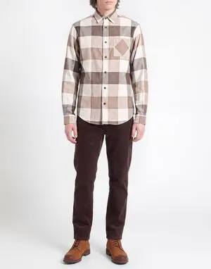 Paul & Shark Shirt Light Brown Size Cotton