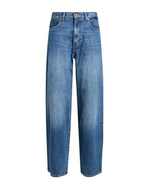 7 For All Mankind Jeans Size Cotton, Elastane - Blue