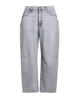 MOTHER High Waisted Baggy Jeans - Grey