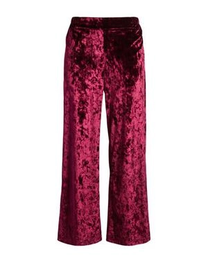 Momoni Pants Burgundy Size Polyester, Elastane - Red