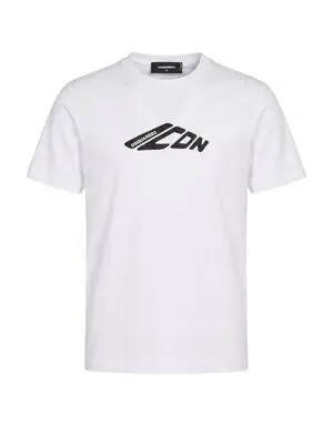 Dsquared2 Cotton T-shirt With Logo Print - White