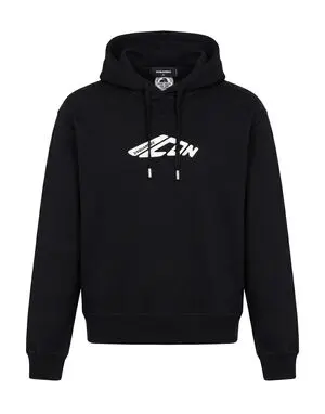 Dsquared2 Cotton Polyester Hooded Sweatshirt