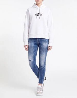 Dsquared2 Sweatshirt Size Cotton, Polyester - White
