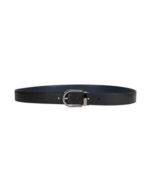 Montblanc Reversible Textured Leather Belt - Blue