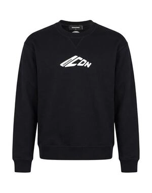 Dsquared2 Cotton Polyester Crewneck Sweatshirt - Black