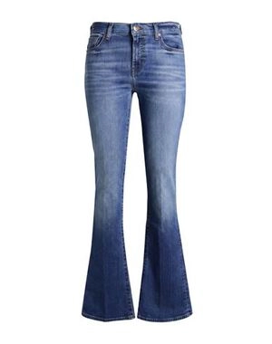 7 For All Mankind Jeans Size Cotton, Elastane - Blue