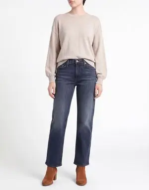 MOTHER Straight-leg Jeans In Cotton, Modal, Polyester, And Elastane