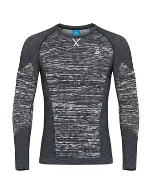 ODLO Long Sleeve Base Layer T-shirt - Charcoal