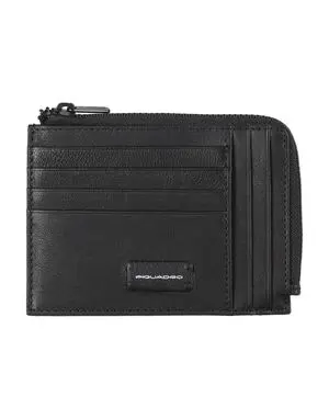 PIQUADRO Wallet Cow Leather, Aluminum