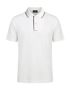 Paul & Shark Polo Shirt Size Cotton, Lyocell - White
