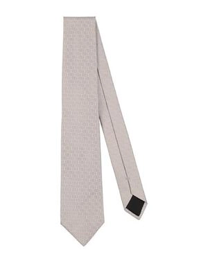 Givenchy Light Brown Silk Neck Tie - Beige