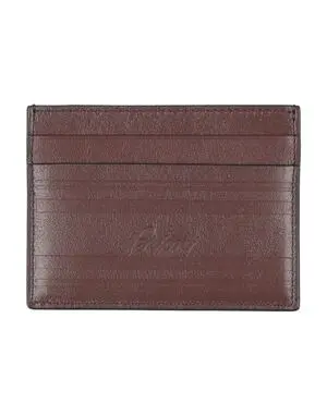 Brioni Cardholder Leather - Brown