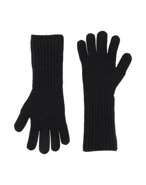 Fabiana Filippi Virgin Wool, Silk, And Cashmere Gloves - Black