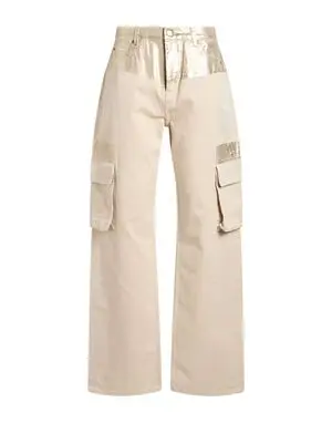 Pinko Cotton Cargo Jeans With Metallic Accents