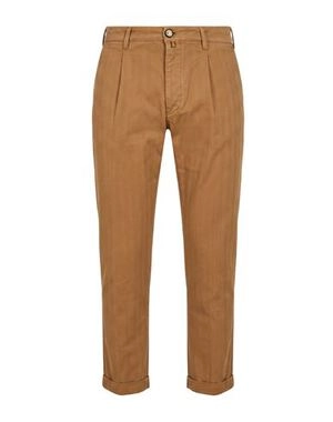 JACOB COHЁN Pants Sand Size Cotton, Elastane - Beige