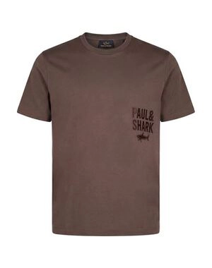 Paul & Shark T-shirt Size Cotton - Brown