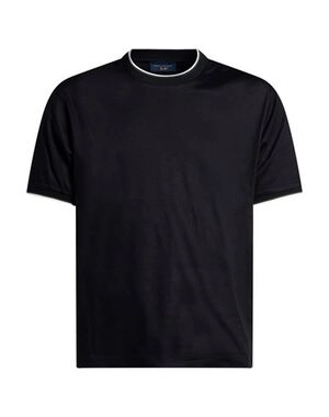 Paul & Shark Man T-shirt White Size L Cotton, Lyocell Blue