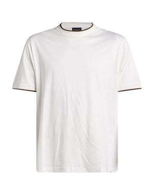 Paul & Shark T-shirt Size Cotton, Lyocell - White